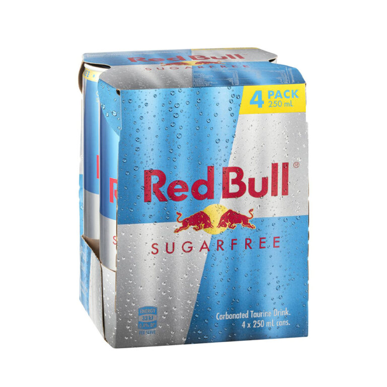 Red Bull 250ml 4 Pack Sugar Free – Drink. H Hive
